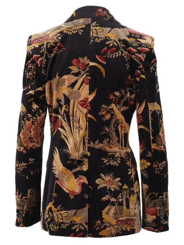 Etro Double-breasted Jacket - Multicolor