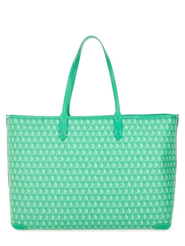 ANYA HINDMARCH Tote Bag With I Am A Plastic Bag Pattern - Green