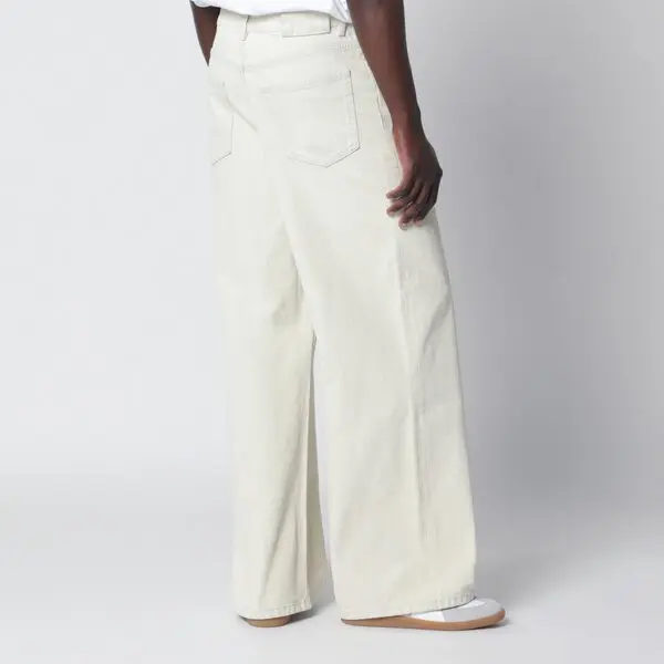 A.p.c. Wide-leg Light Blue Bleached Jeans