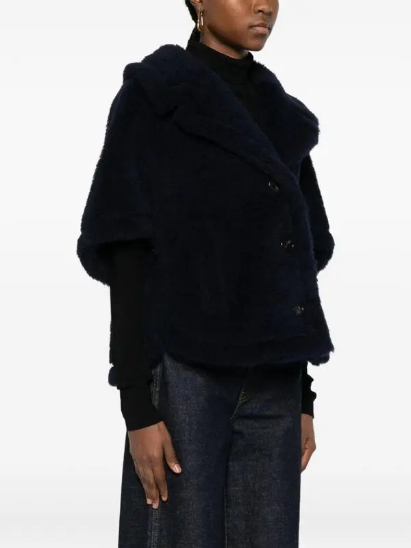 Max Mara Wool Cape - Multicolor