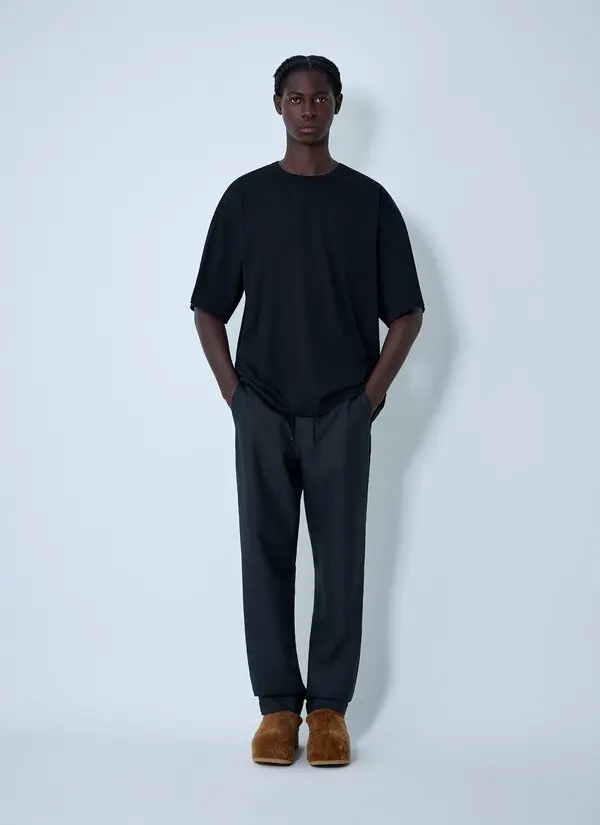 Dries Van Noten Tailored Wool Pants - Gray