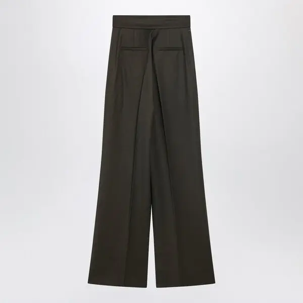 Max Mara Moss Wide-leg Wool Trousers