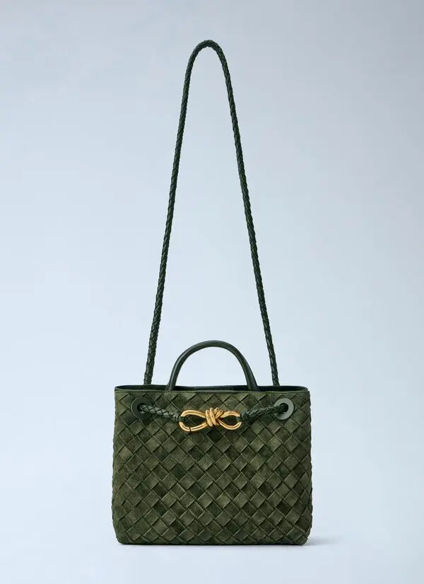 Bottega Veneta Small Andiamo Handbag - Green