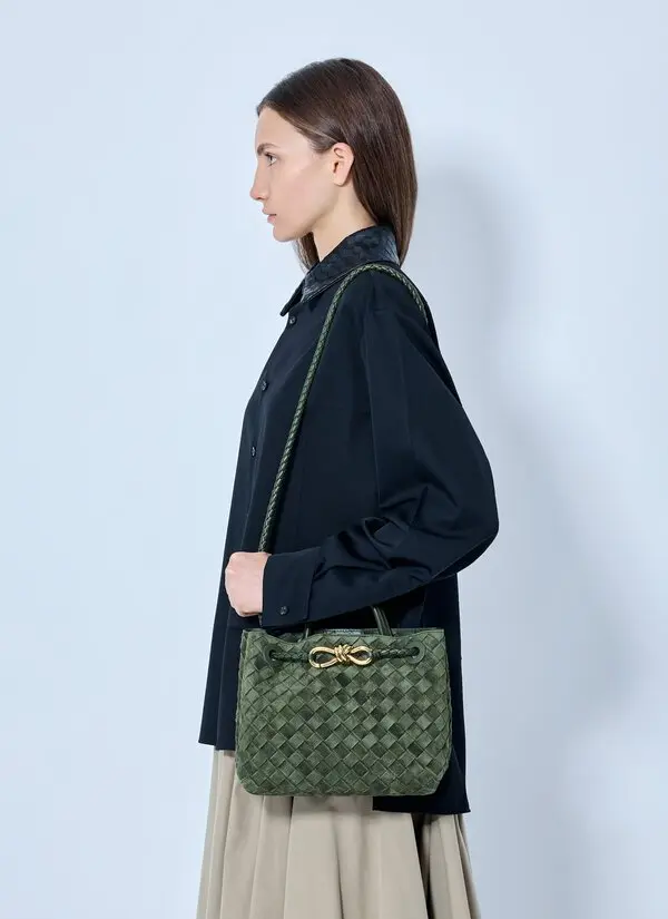 Bottega Veneta Small Andiamo Handbag - Green