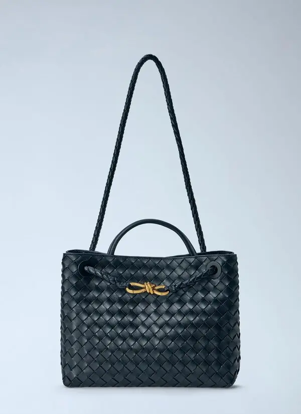 Bottega Veneta Andiamo Handbag - Black