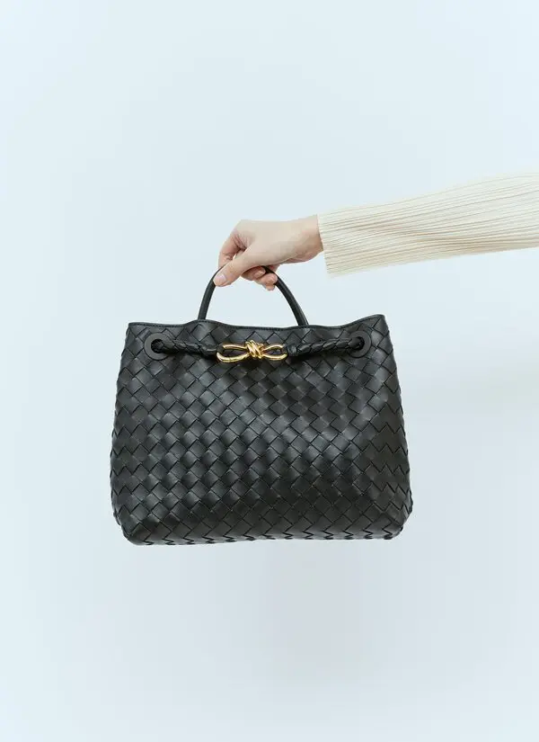 Bottega Veneta Andiamo Handbag - Black