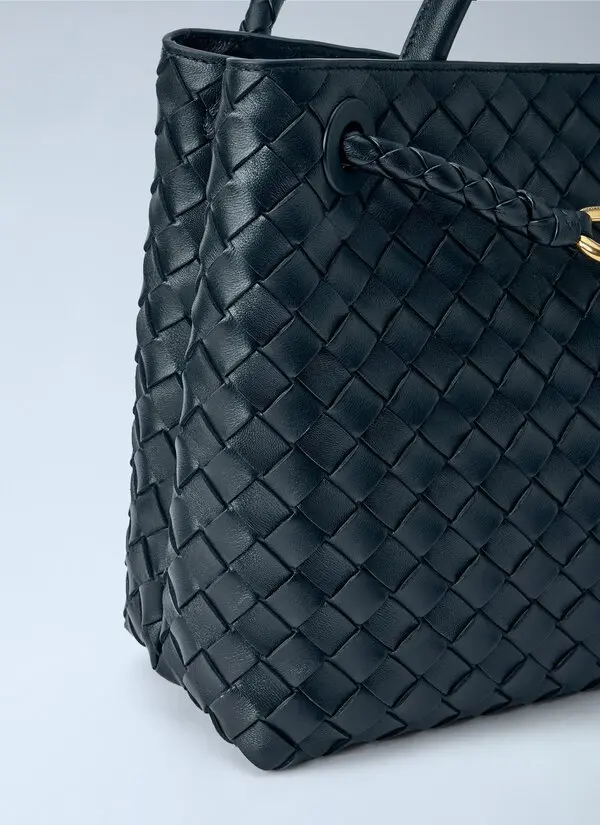 Bottega Veneta Andiamo Handbag - Black