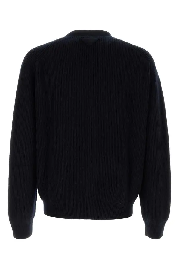 Prada Dark Cashmere Cardigan