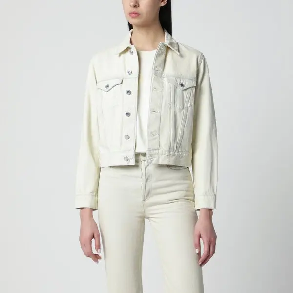 A.p.c. White Denim Jacket - Cream