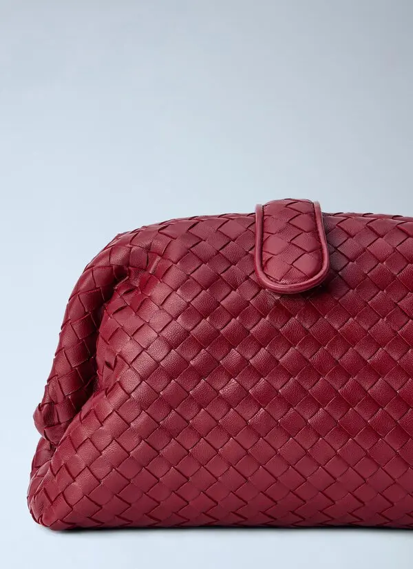 Bottega Veneta Small Lauren Shoulder Bag - Red