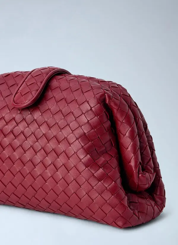 Bottega Veneta Small Lauren Shoulder Bag - Red