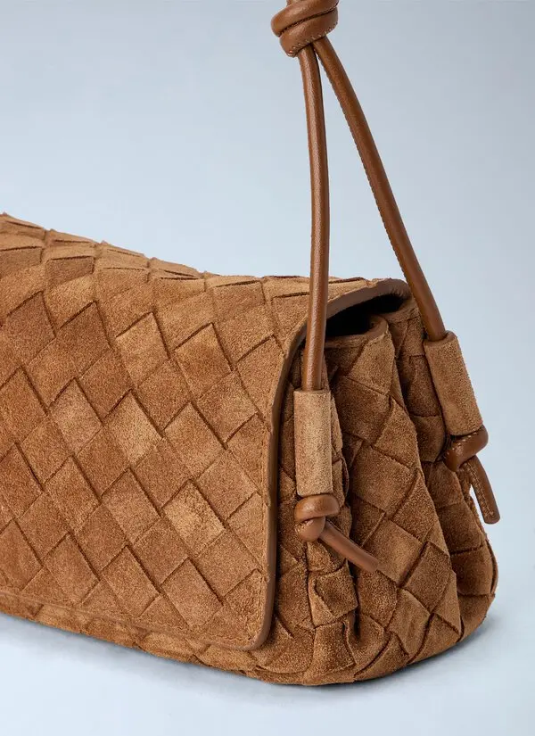 Bottega Veneta Notturno Shoulder Bag - Brown