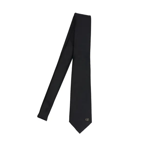 Valentino Garavani Vlogo Signature Valantie Ties - Black