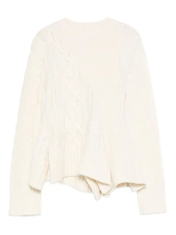Sacai Wool Crewneck Sweater