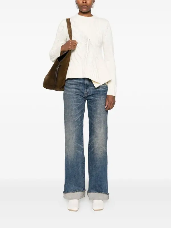 Sacai Wool Crewneck Sweater