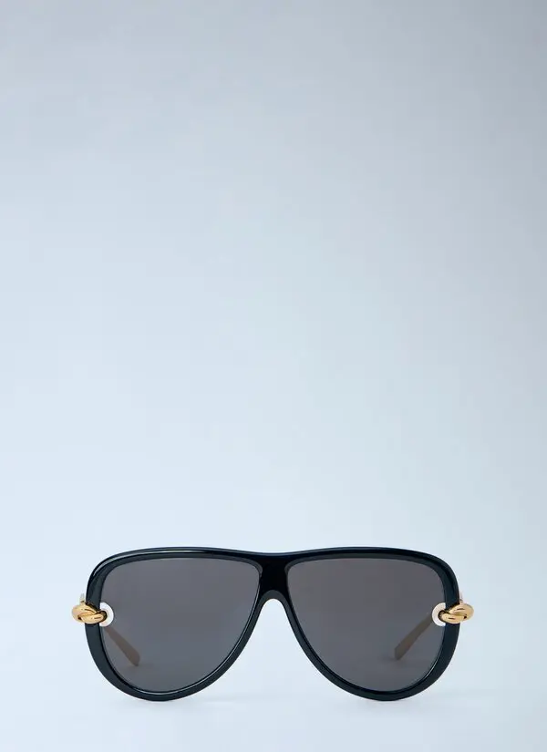 Bottega Veneta Aviator Knot Sunglasses - Black