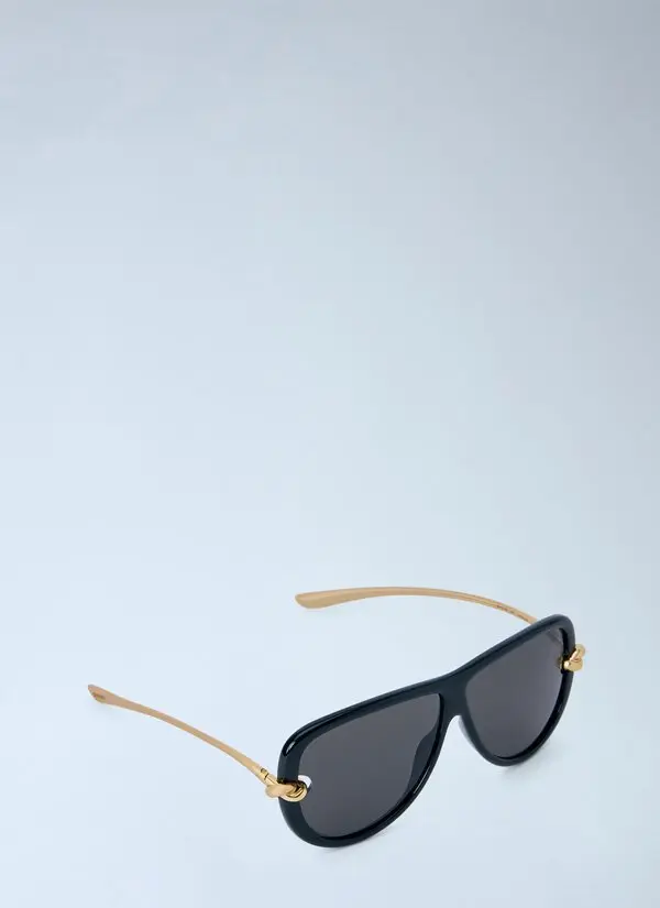 Bottega Veneta Aviator Knot Sunglasses - Black