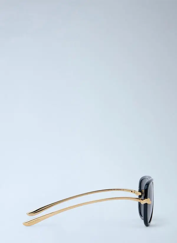 Bottega Veneta Aviator Knot Sunglasses - Black