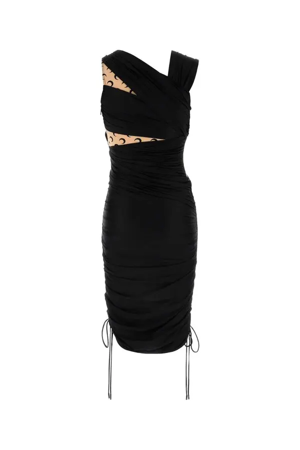 MARINE SERRE Stretch Nylon Dress