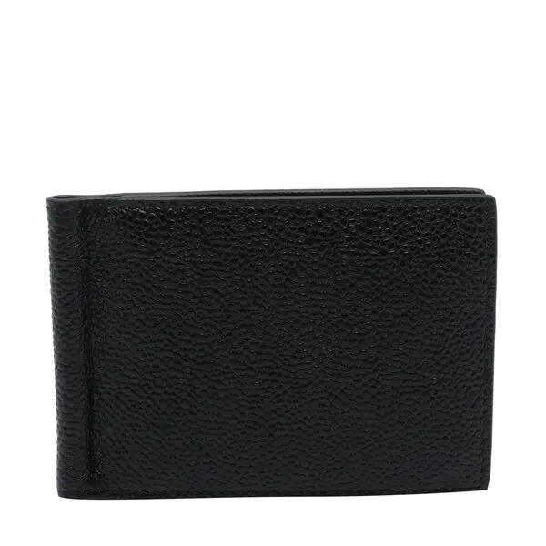Thom Browne Money Clip Wallet With Inner Logo