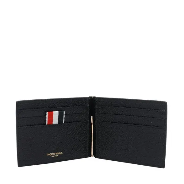 Thom Browne Money Clip Wallet With Inner Logo