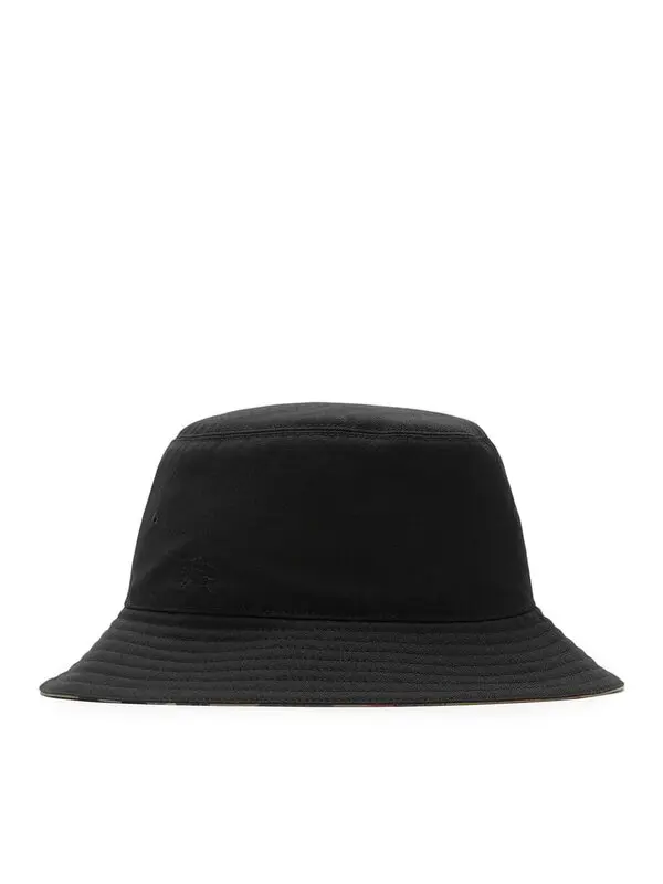 Burberry Reversible Cotton Blend Bucket Hat - Multicolor