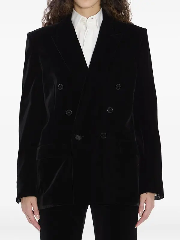 Saint Laurent Velvet Doulbe-breasted Jacket