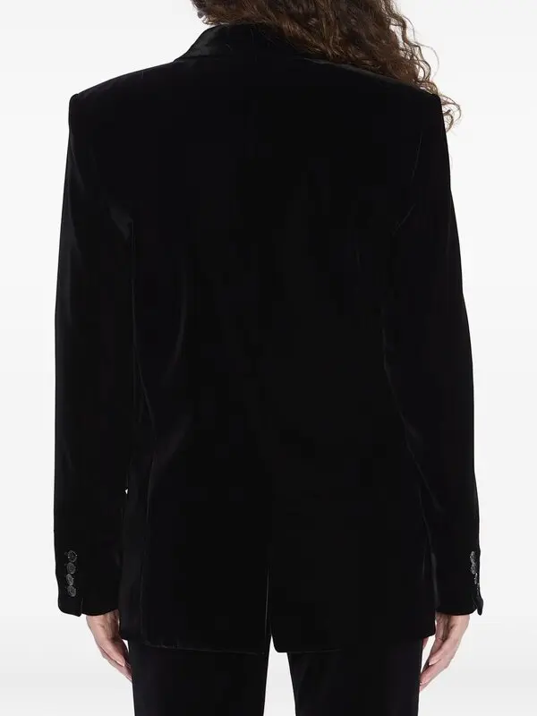 Saint Laurent Velvet Doulbe-breasted Jacket