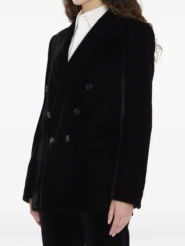Saint Laurent Velvet Doulbe-breasted Jacket