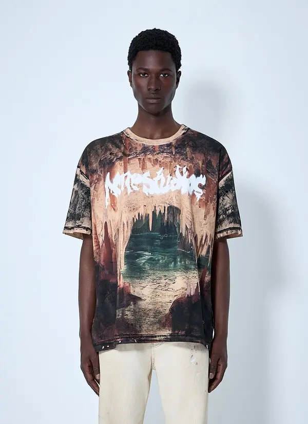 Acne Studios Graphic Print T-shirt - Brown