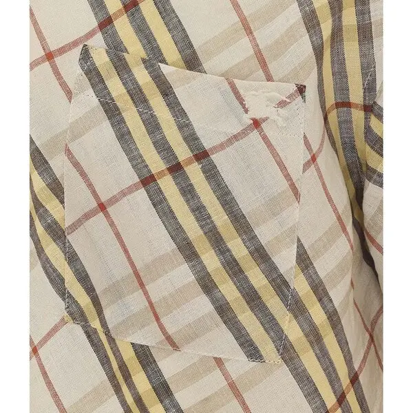 Burberry Check Short Sleeves Shirt