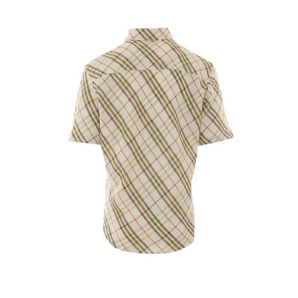 Burberry Check Short Sleeves Shirt