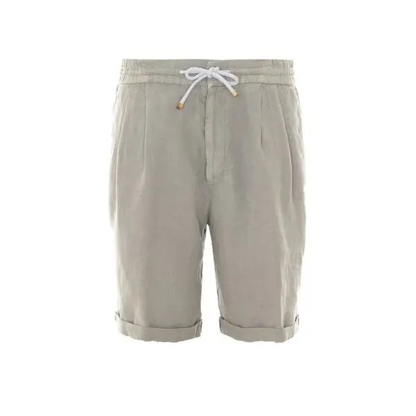 Brunello Cucinelli Linen Gabardine Bermuda
