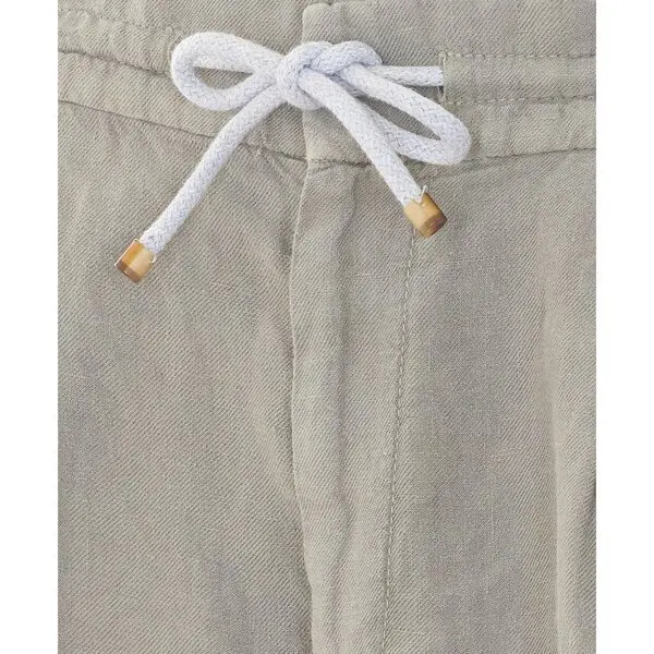 Brunello Cucinelli Linen Gabardine Bermuda - Green