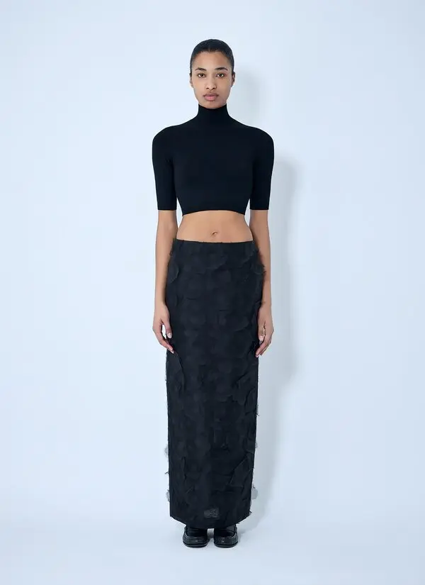 Max Mara Textured Long Skirt
