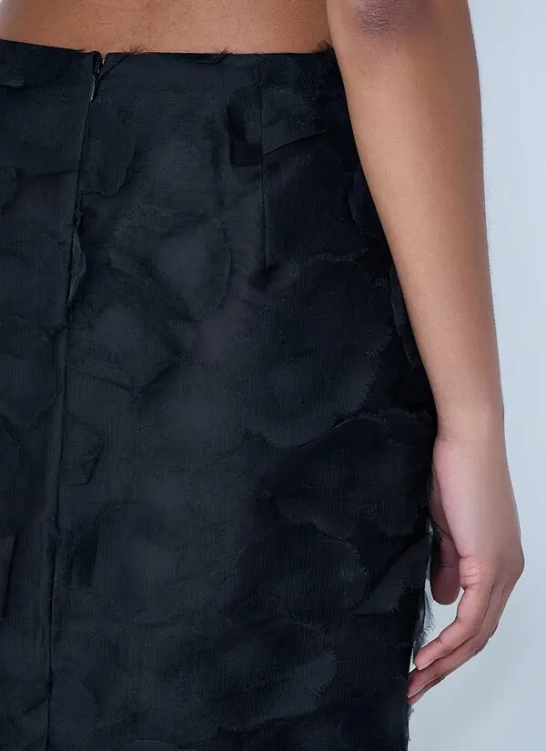 Max Mara Textured Long Skirt