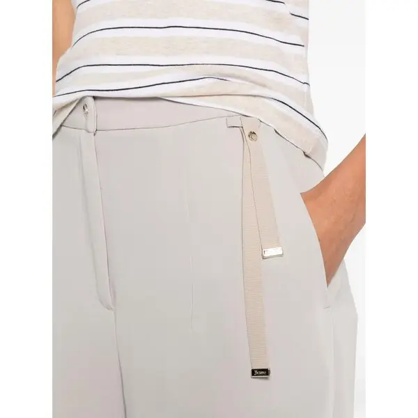 Herno Grey Trousers Straight Trousers
