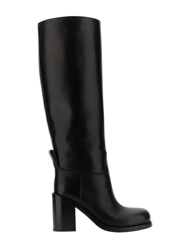 Bottega Veneta Leather Knee-high Boots - Black