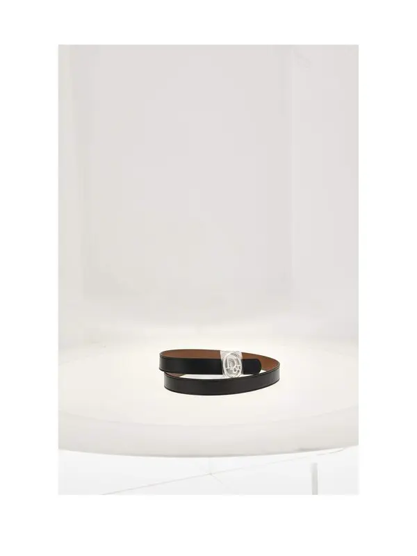 Dior Leather Oblique Belt - Multicolor
