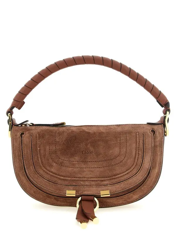 Chloé Marcie Mini Shoulder Bag - Brown