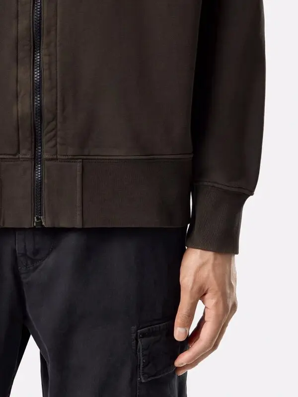 Stone Island Organic Cotton Fleece Hoodie Sweatshirt - Multicolor