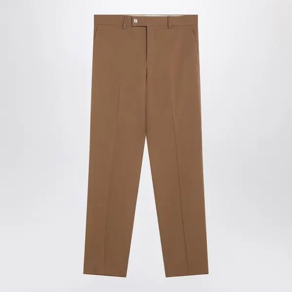 Fendi Rust Wool Trousers