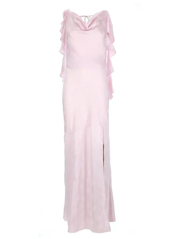 ROTATE BY BIRGER CHRISTENSEN Long Waterfall Dress