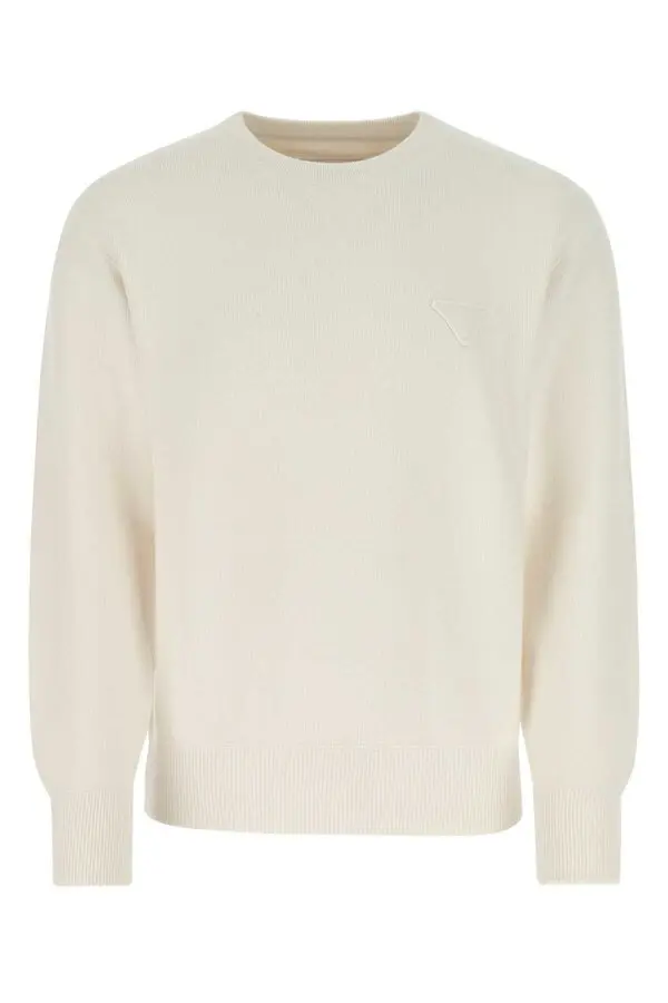 Prada Stretch Cashmere Blend Sweater - White