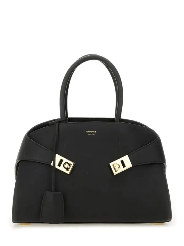 FERRAGAMO Hug Tote Bag - Black