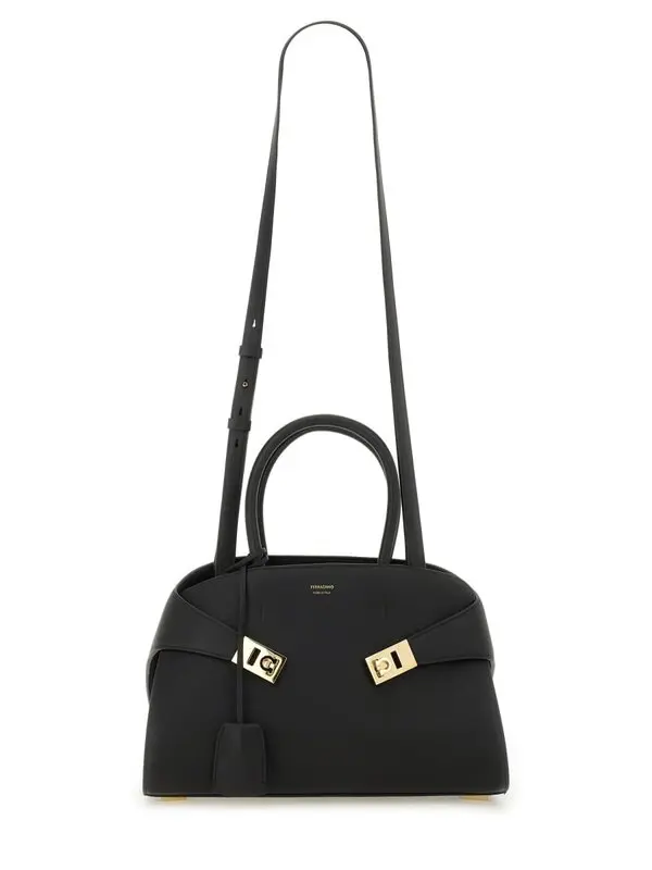 FERRAGAMO Hug Tote Bag - Black