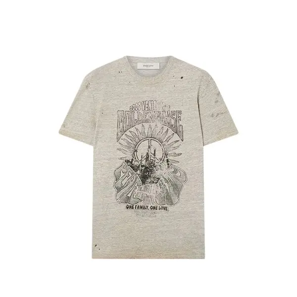 GOLDEN GOOSE Grey T-shirts & Vests T-shirts - Gray