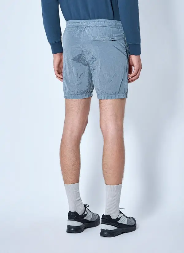 Stone Island Elasticated Waistband Shorts - Blue
