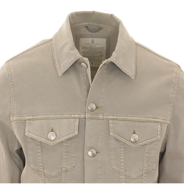 Brunello Cucinelli Denim Four Pockets Jacket