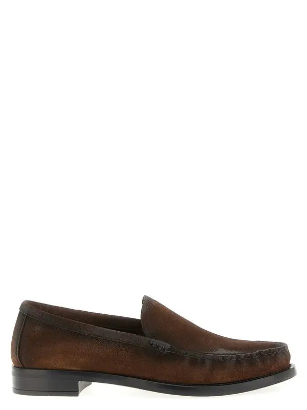 Prada Suede Loafers - Brown